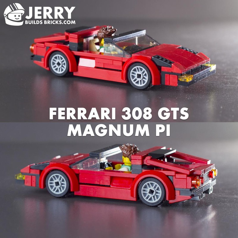 LEGO MOC Ferrari 308 GTS from Magnum PI by jerrybuildsbricks ...