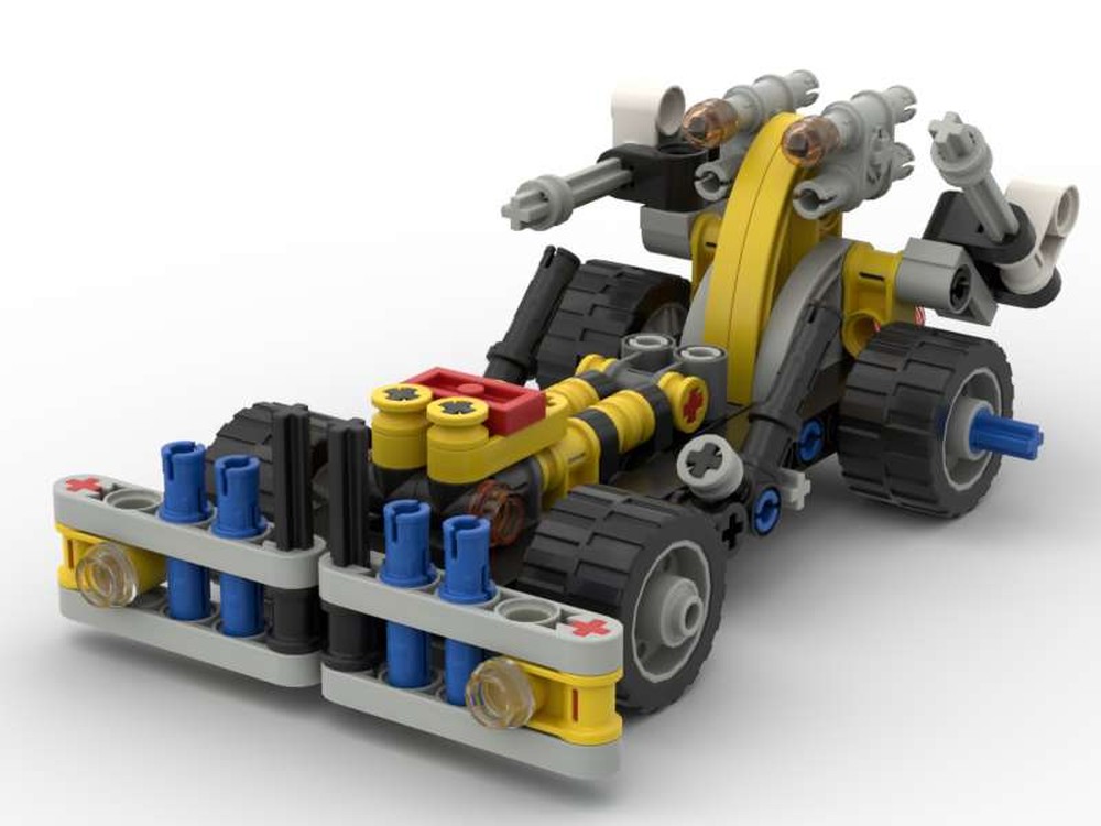 Lego Moc 42031 Armored Car By Meregt Rebrickable Build With Lego
