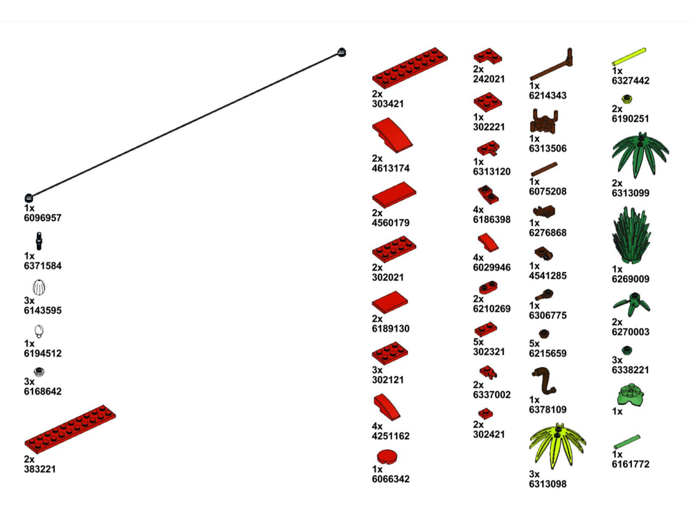 LEGO MOC Hanging Mistletoe - Christmas decoration by TrustyBricks ...