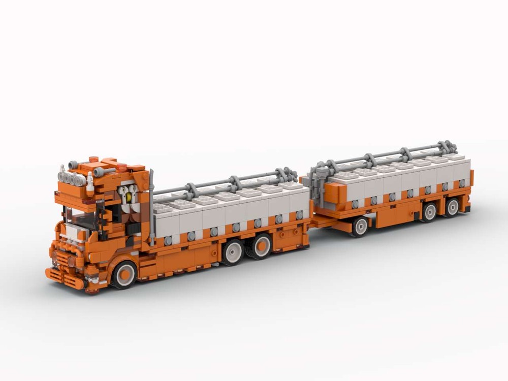 LEGO MOC Scania 144L 530 V8 Fish transport by JBolink | Rebrickable ...