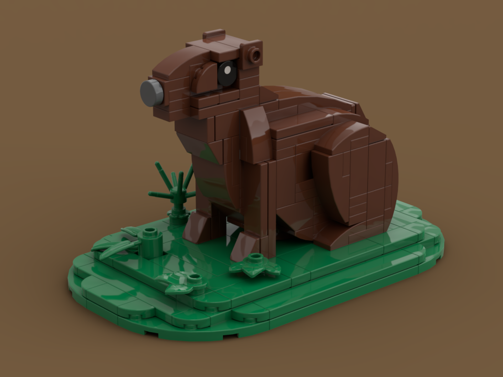 LEGO MOC Capybara by Taters | Rebrickable - Build with LEGO
