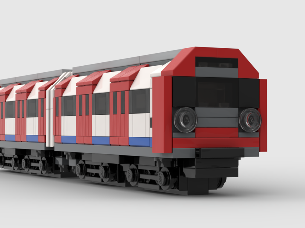 LEGO MOC Mini Tube Train (4 studs wide) by LarrysLego | Rebrickable ...