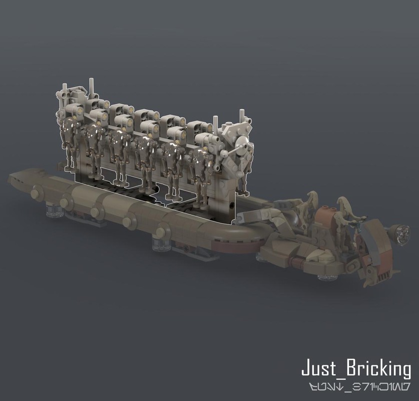 LEGO MOC Platoon Attack Craft - Super Battle Droid Rack by just ...