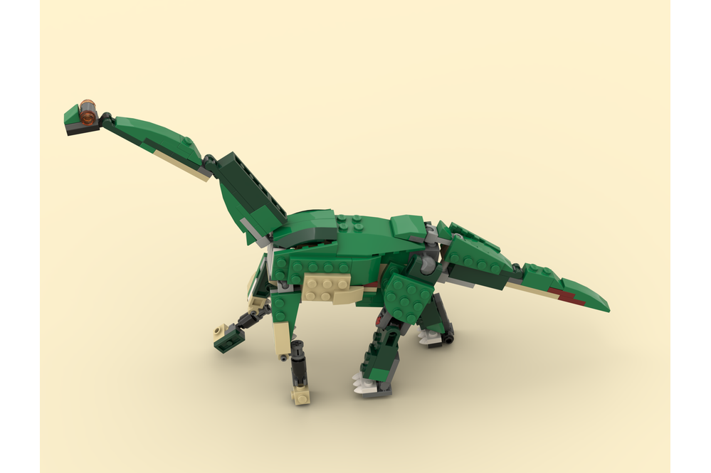 LEGO MOC-137765 31058 sauropod (Camarasaurus grandis in minifig scale ...