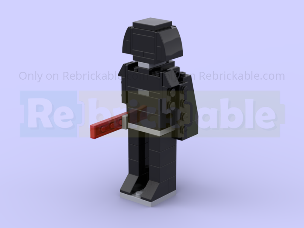 LEGO MOC Miniland Scale Darth Vader by Brick by Brick2232 | Rebrickable ...