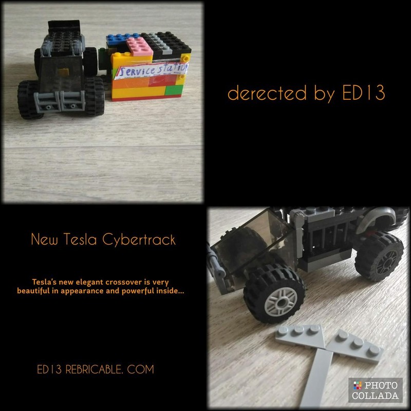 LEGO MOC NEW TESLA CYBERTRACK by ED13 | Rebrickable - Build with LEGO