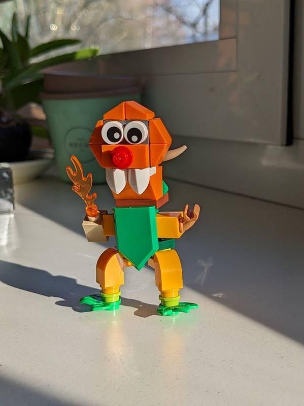 LEGO MOC Fire Monster by terrafox | Rebrickable - Build with LEGO