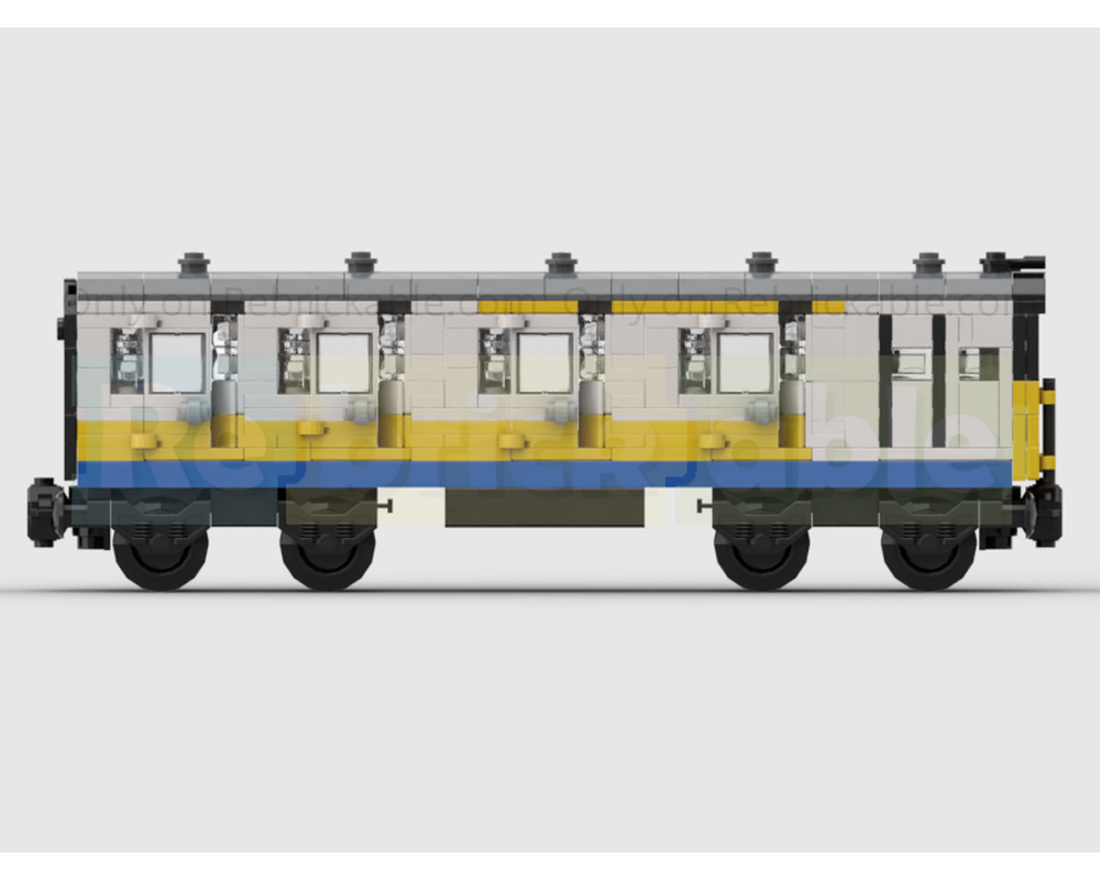 LEGO MOC Class 205 'Thumper' 2-Carriage DEMU Train by Andy Ps Bricks ...