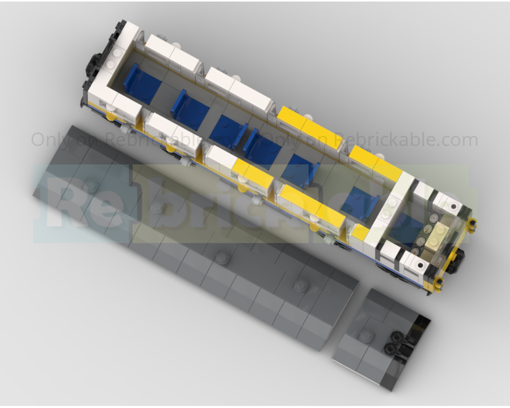 LEGO MOC Class 205 'Thumper' 2-Carriage DEMU Train by Andy Ps Bricks ...