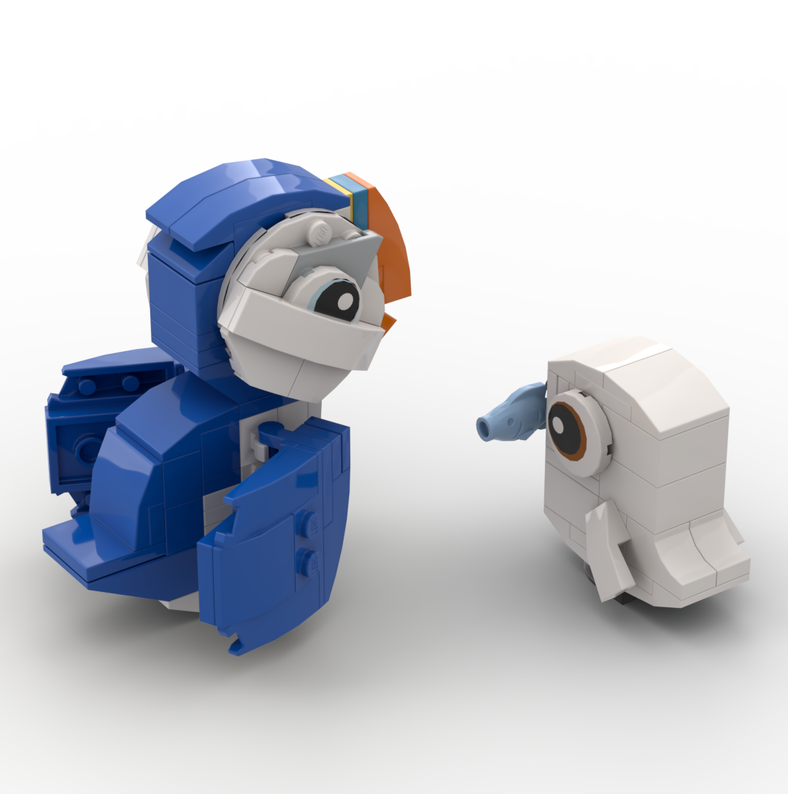 LEGO MOC Puffin Rock - Oona & Baba by TrustyBricks | Rebrickable ...