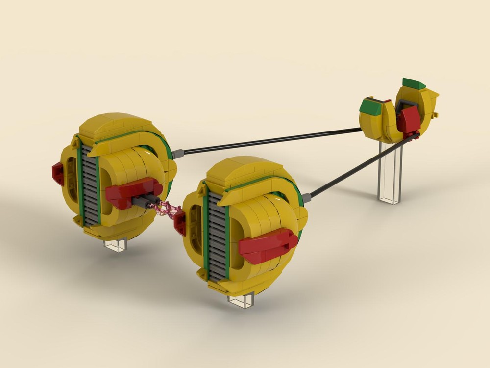 LEGO MOC Custom Podracer "Yellow 2" by Hedu88 | Rebrickable - Build ...