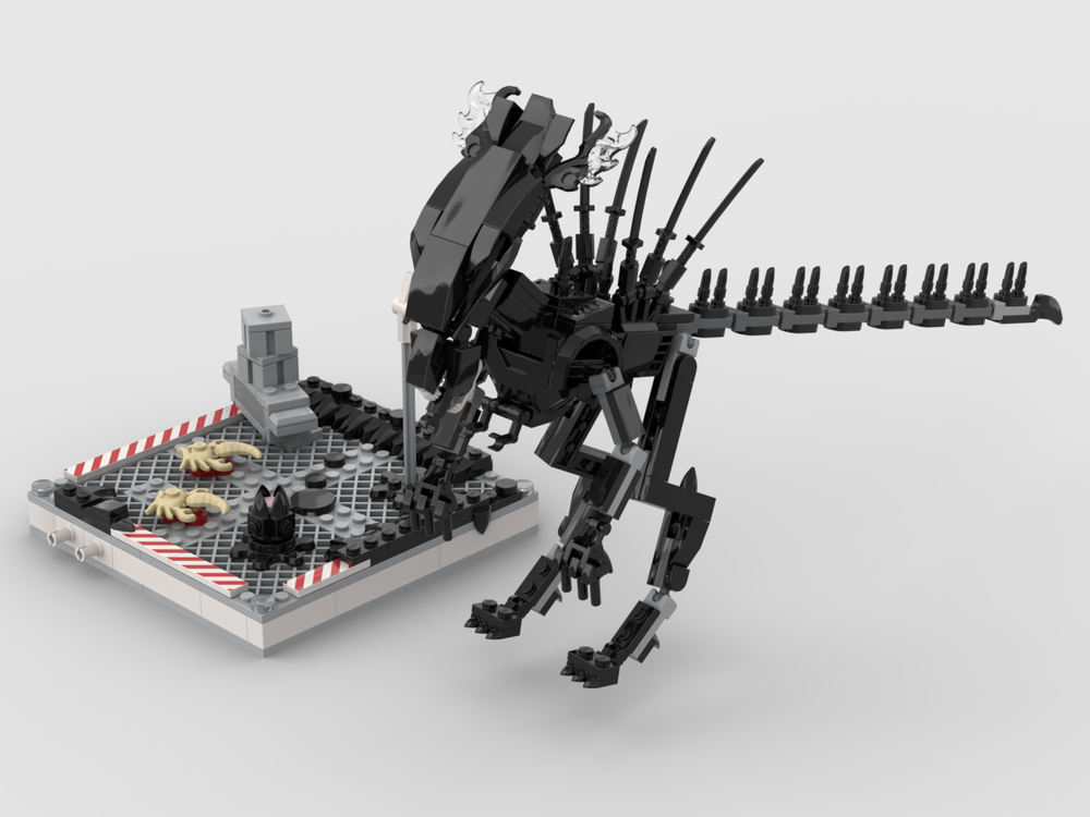 LEGO MOC Aliens Queen and Facehuggers by SpaceCadet | Rebrickable ...