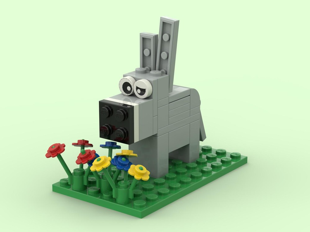 LEGO MOC Donkey (Esel) by Wolfi-Braeu | Rebrickable - Build with LEGO
