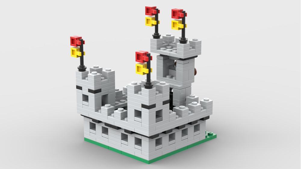 Lego Moc Mini 6080 Kings Castle By Christromans Rebrickable Build