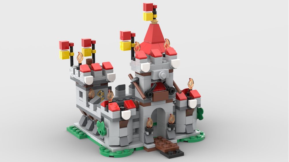 Lego Moc Mini 7946 Kings Castle By Christromans Rebrickable Build