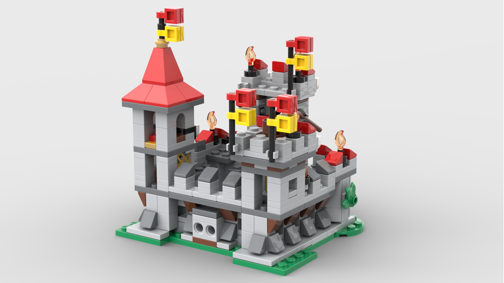 Lego Moc Mini 7946 Kings Castle By Christromans Rebrickable Build