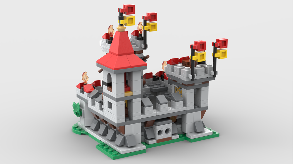 Lego Moc Mini 7946 Kings Castle By Christromans Rebrickable Build