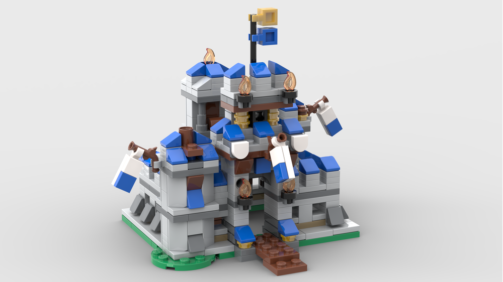 Lego Moc Mini 70404 Kings Castle By Christromans Rebrickable Build
