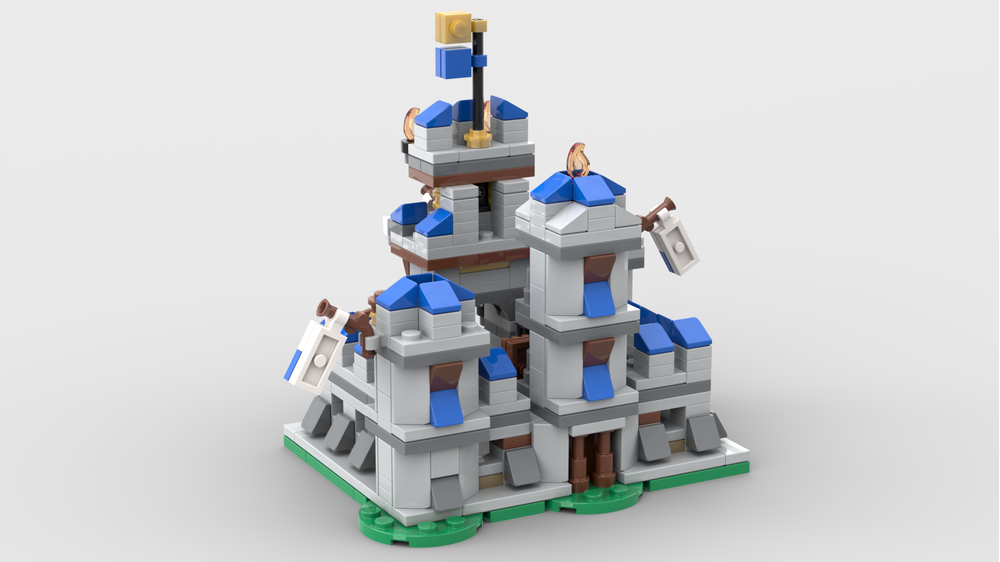 Lego Moc Mini 70404 Kings Castle By Christromans Rebrickable Build