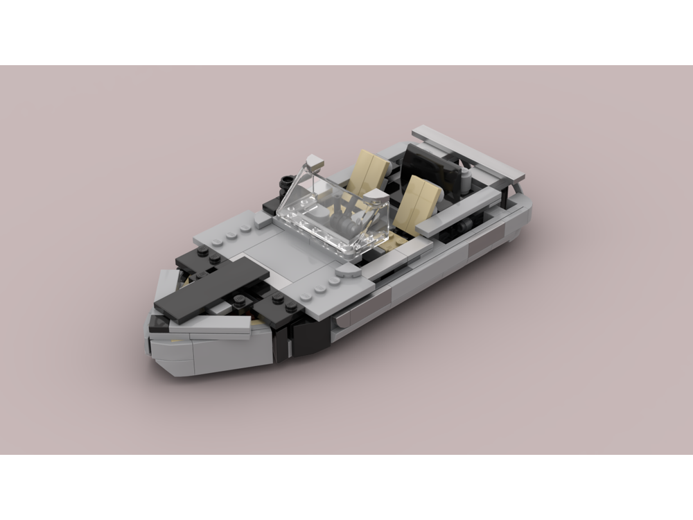 Lego Moc 76911 James Bonds Speedboat Am37 By Theghostbuild
