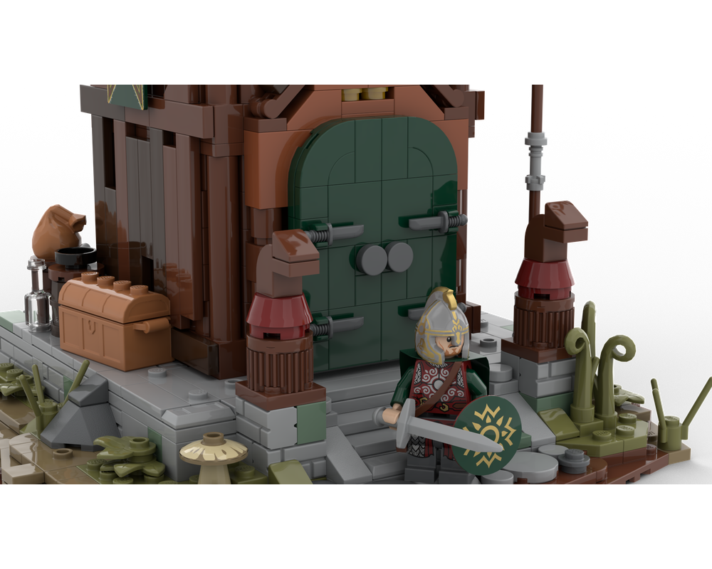 Lego Moc Rohan Watchtower Middle Earth By Legatoflegion Rebrickable