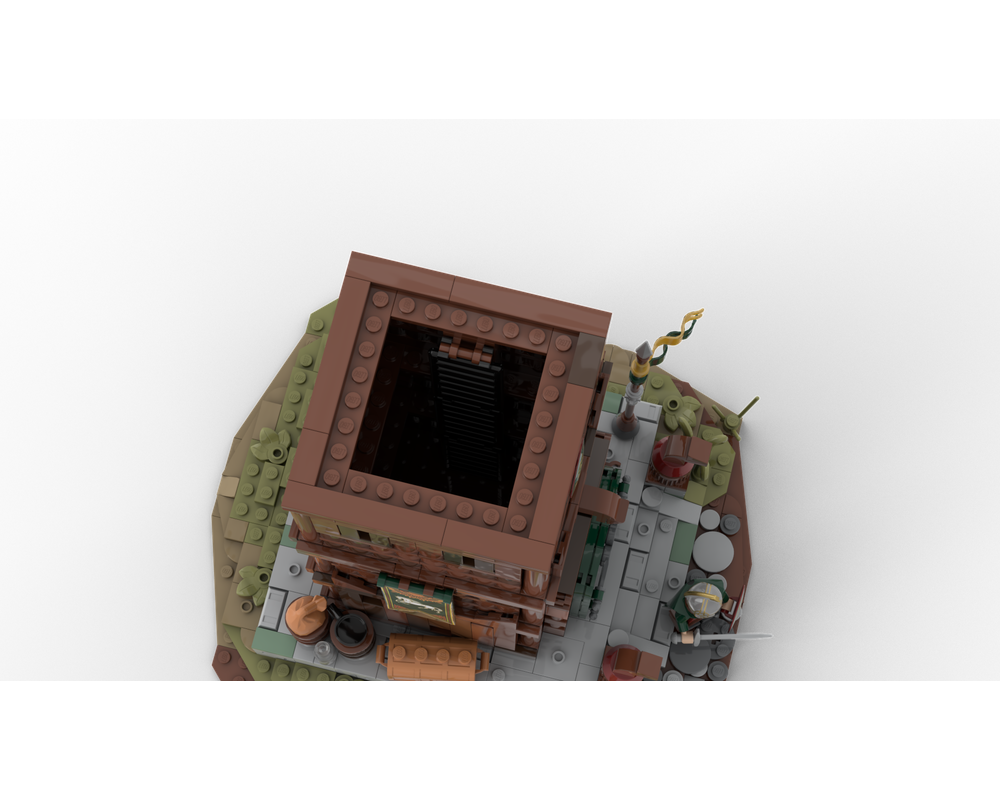 Lego Moc Rohan Watchtower Middle Earth By Legatoflegion Rebrickable