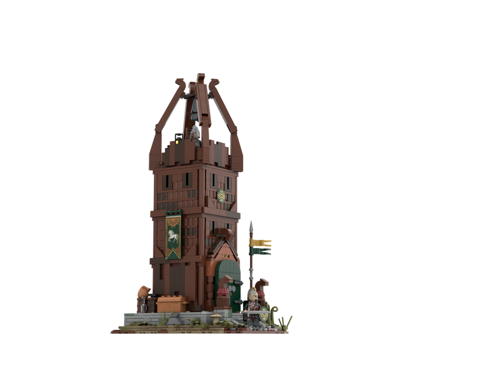 LEGO MOC Rohan Watchtower Middle-Earth by Legat_Of_Legion | Rebrickable ...