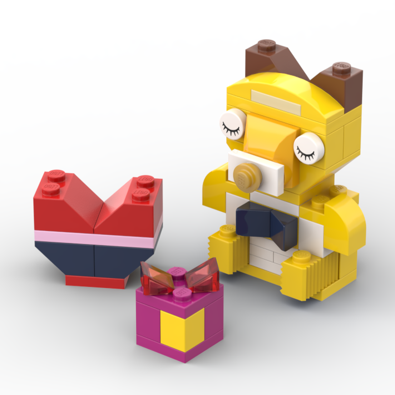 LEGO MOC 11014 Teddy bear by Lenarex | Rebrickable - Build with LEGO