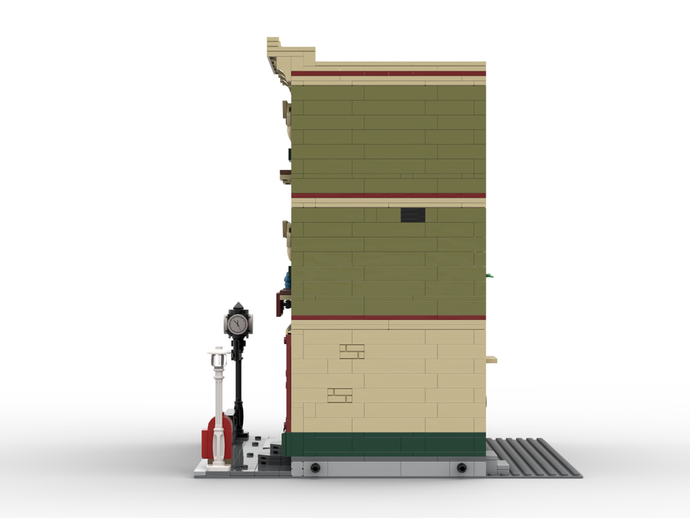 Lego Moc Main Street Modular By Noobricks Rebrickable Build With Lego