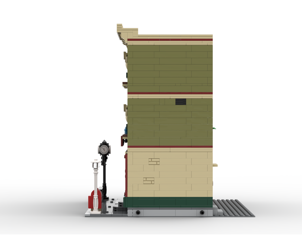 LEGO MOC Main Street Modular by Noobricks | Rebrickable - Build with LEGO