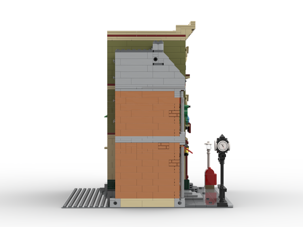 Lego Moc Main Street Modular By Noobricks Rebrickable Build With Lego