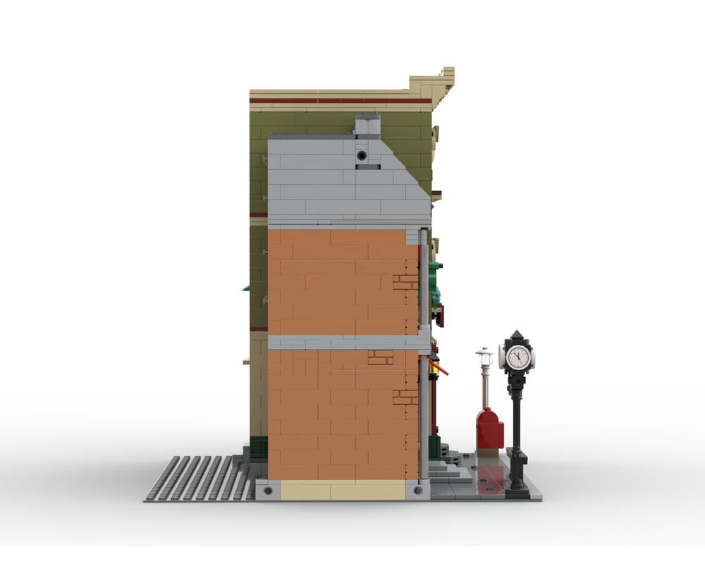 LEGO MOC Main Street Modular by Noobricks | Rebrickable - Build with LEGO