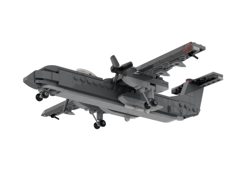 LEGO MOC Army ARL-E DHC-8-315 by OstrichJouster | Rebrickable - Build ...