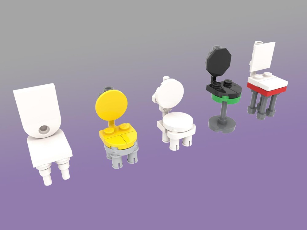 LEGO MOC Assortment of Chairs by Thomus_Bean | Rebrickable - Build with ...