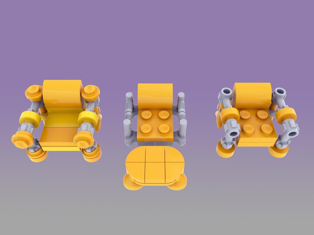 LEGO MOC Assortment of Chairs by Thomus_Bean | Rebrickable - Build with ...