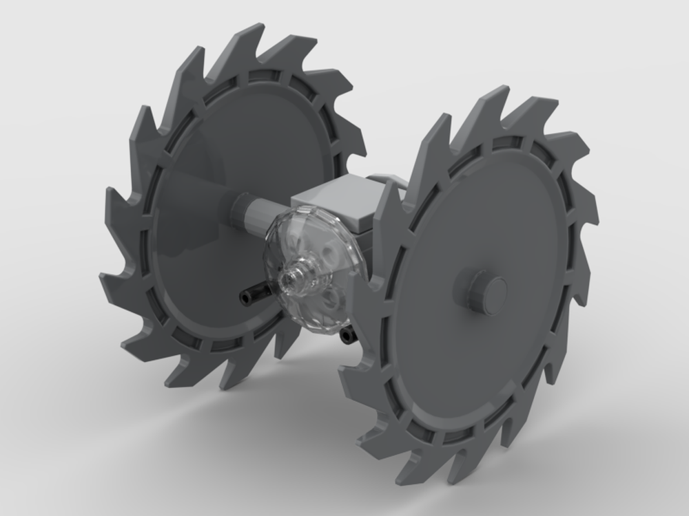 LEGO MOC Custom Sawblade TIE Fighter by builditmac | Rebrickable ...