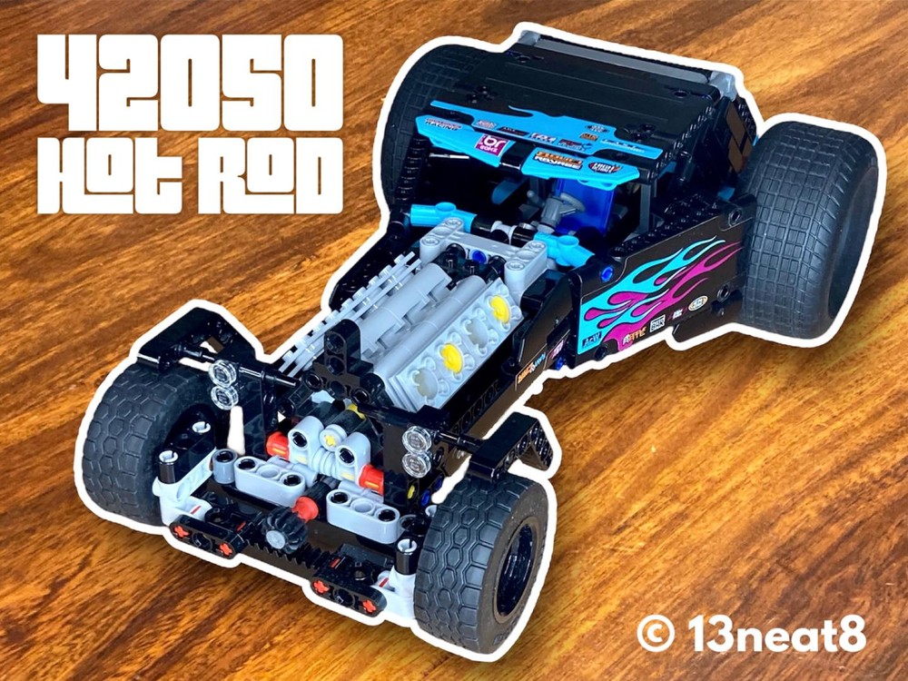 LEGO MOC 42050 Hot Rod by 13neat8 | Rebrickable - Build with LEGO
