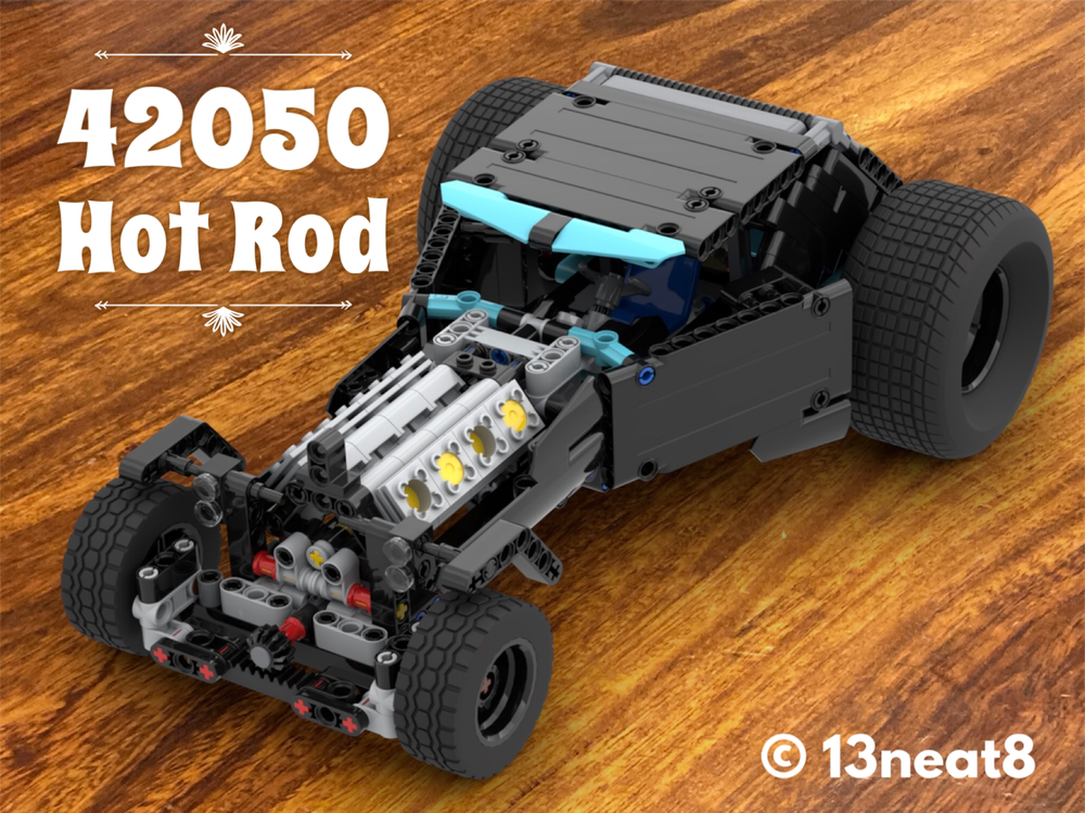 LEGO MOC 42050 Hot Rod by 13neat8 | Rebrickable - Build with LEGO