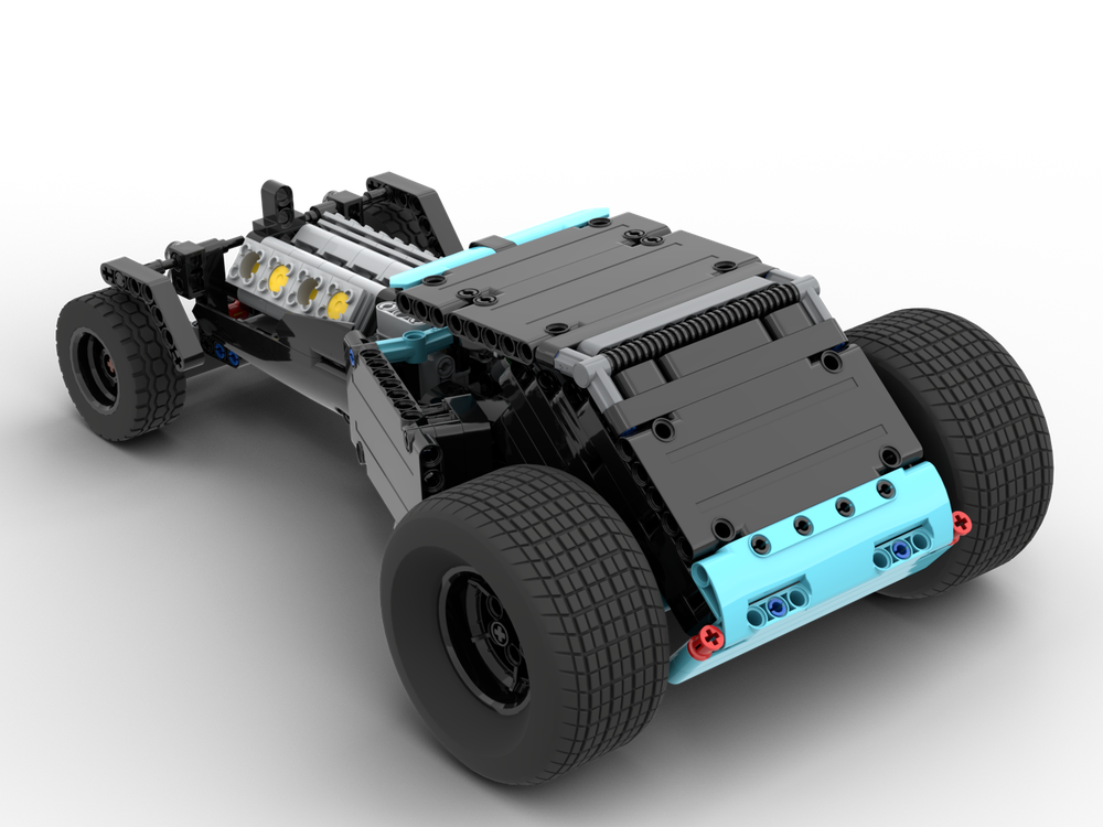 LEGO MOC 42050 Hot Rod by 13neat8 | Rebrickable - Build with LEGO