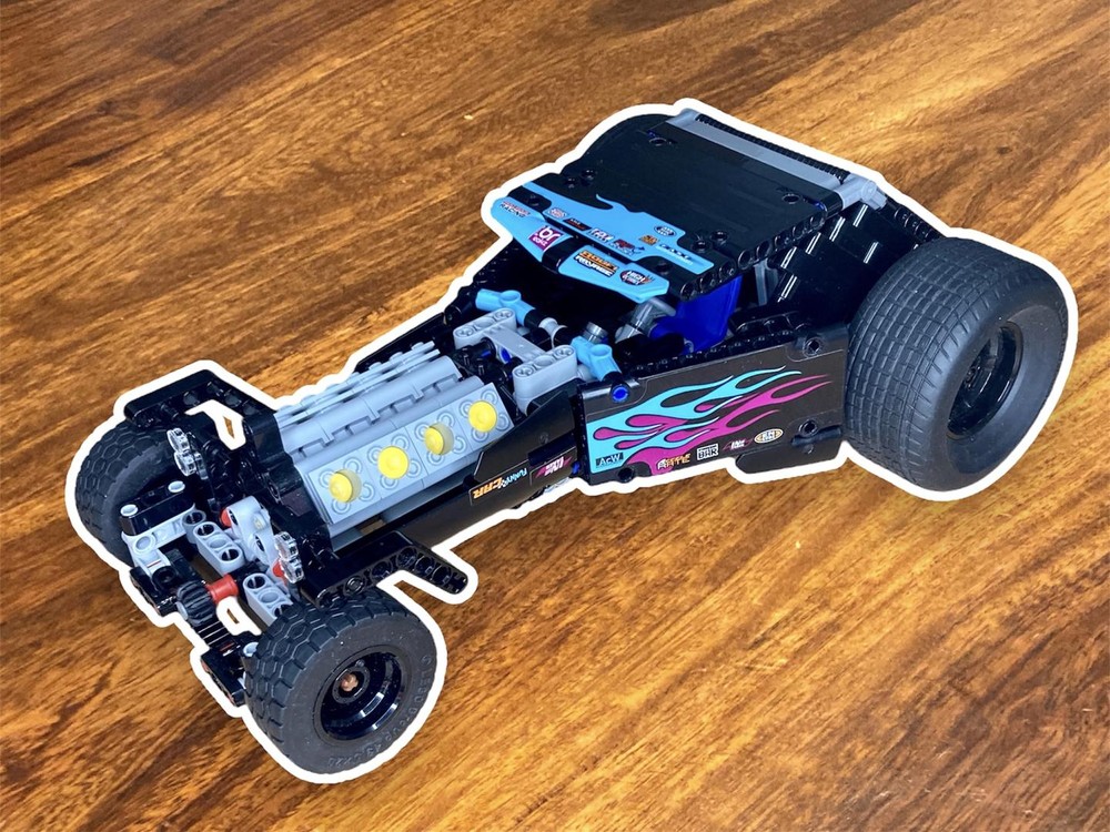 LEGO MOC 42050 Hot Rod by 13neat8 | Rebrickable - Build with LEGO