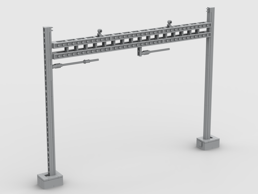 LEGO MOC Overhead Line Double Track by maceacki | Rebrickable - Build ...