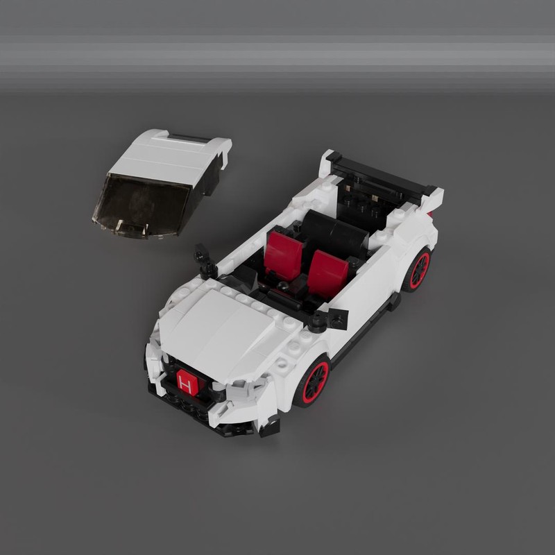 LEGO MOC Civic Type R FK2 by Alex_Qwerty | Rebrickable - Build with LEGO