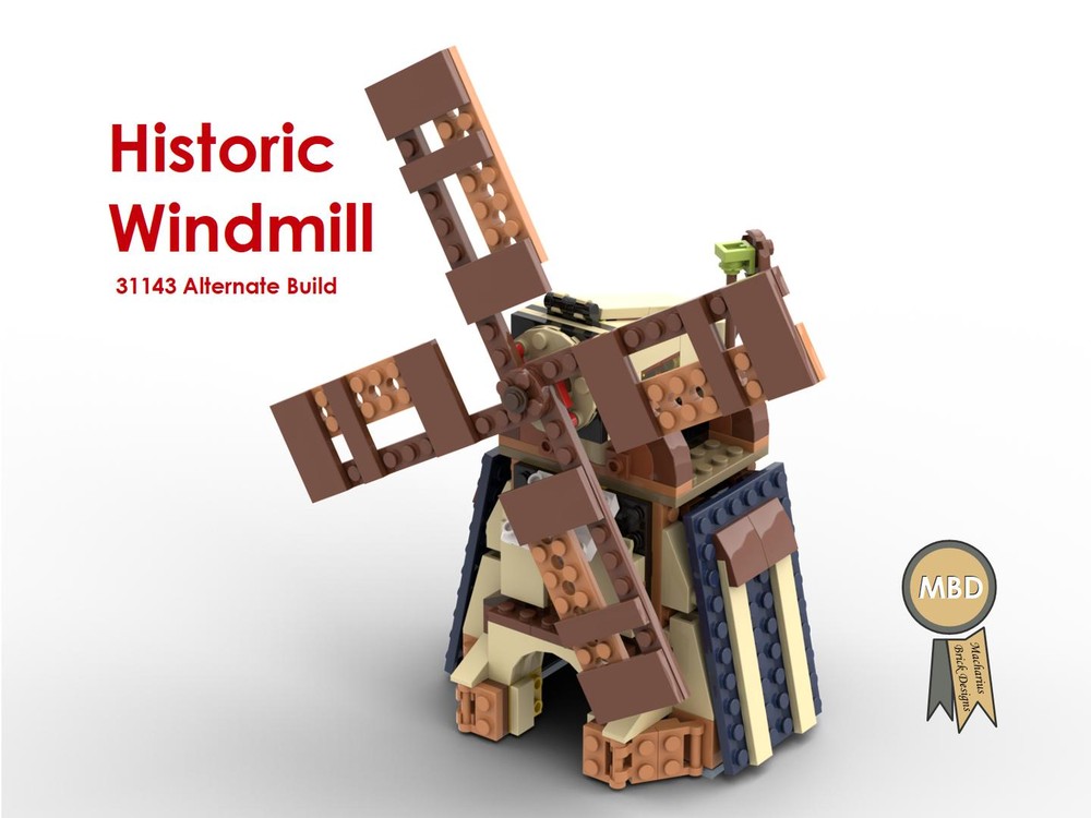 LEGO MOC Historic Windmill, 31143 Alternate Build by Macharius ...