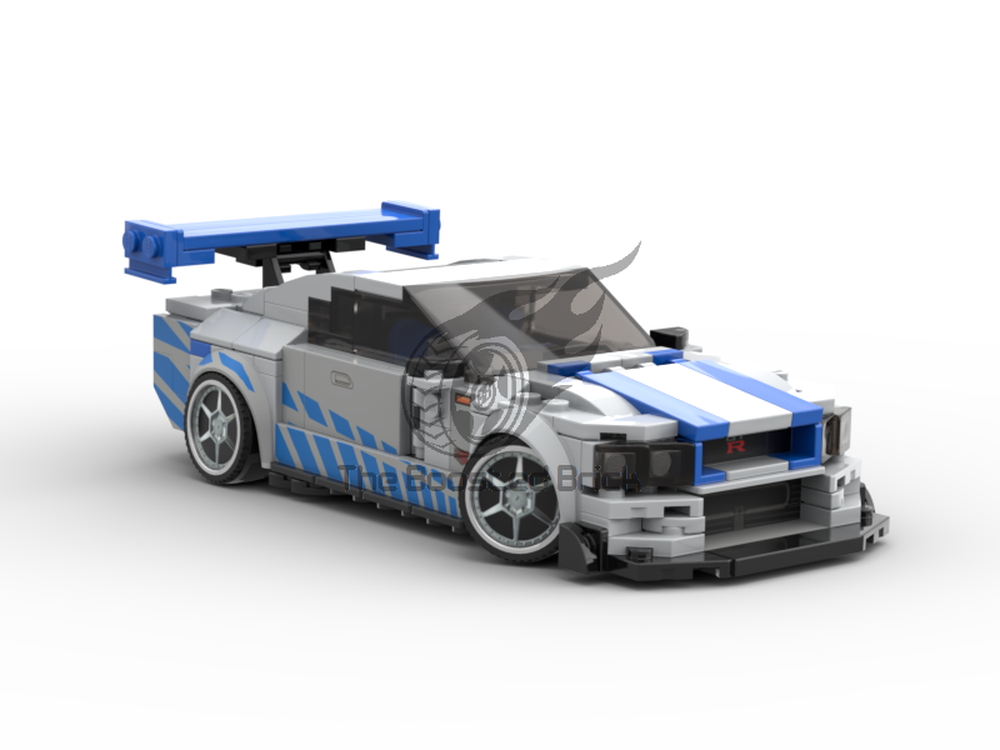 LEGO MOC Brian's Nissan Skyline R34 by TheBoostedBrick | Rebrickable ...