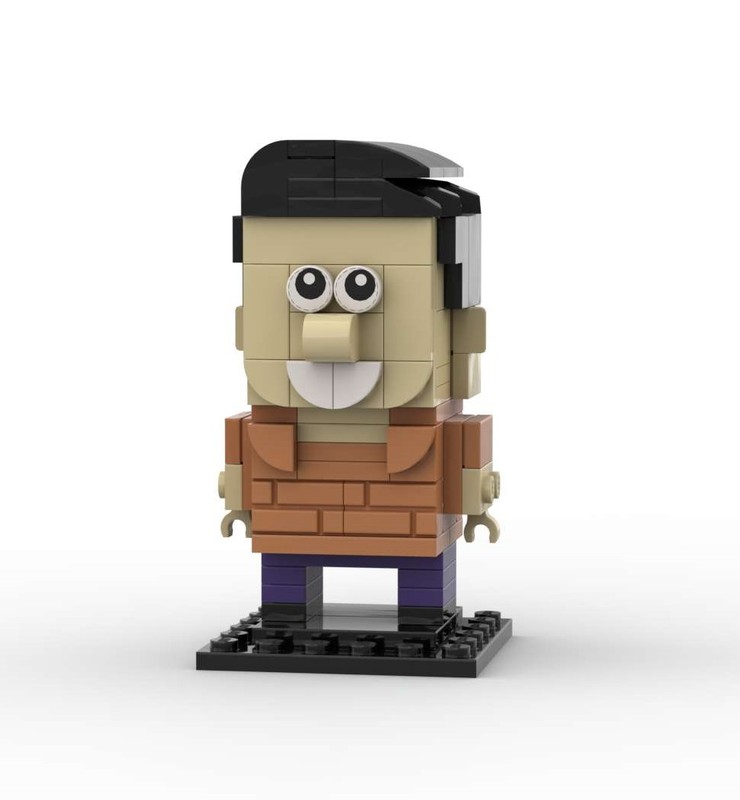 LEGO MOC-138048 Mr. Chun (Old Master Q) / 秦先生 (老夫子) by delight_moc ...
