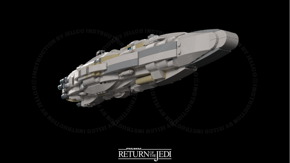 Lego Moc Medium Size Mc 80 Home One Type Star Cruiser Episode Vi By