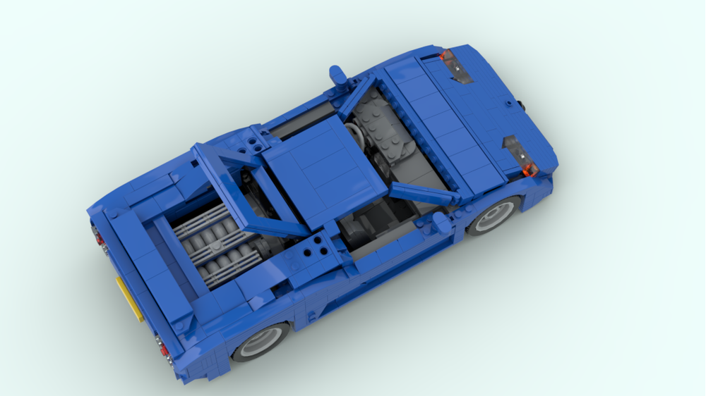 Lego Moc Bugatti Eb110 By Giganbrick Rebrickable Build With Lego