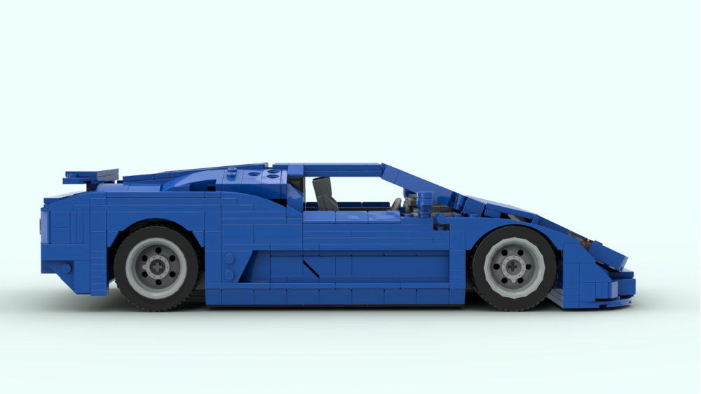 Lego Moc Bugatti Eb110 By Giganbrick Rebrickable Build With Lego