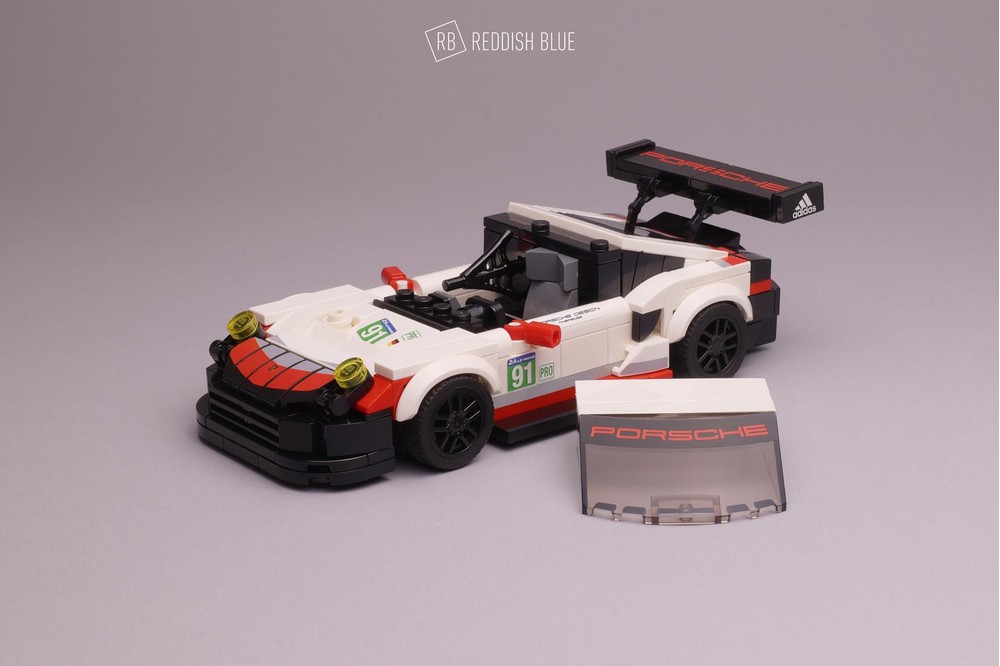 LEGO MOC Porsche 911 RSR LM GTE 2017 by Reddish Blue | Rebrickable ...