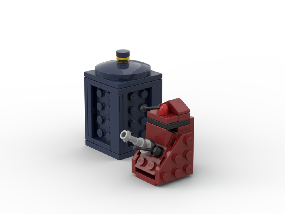 LEGO MOC TARDIS & Dalek by DiamondStuds81 | Rebrickable - Build with LEGO